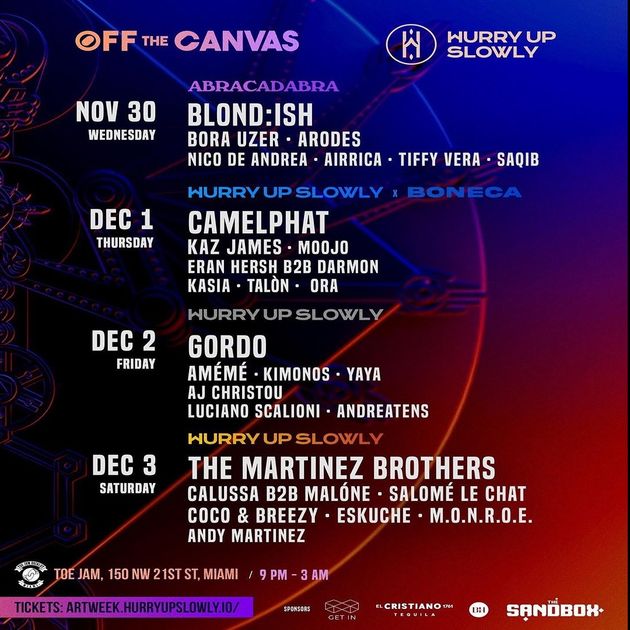 Hurry Up Slowly Presents Off The Canvas -... | Gray Area