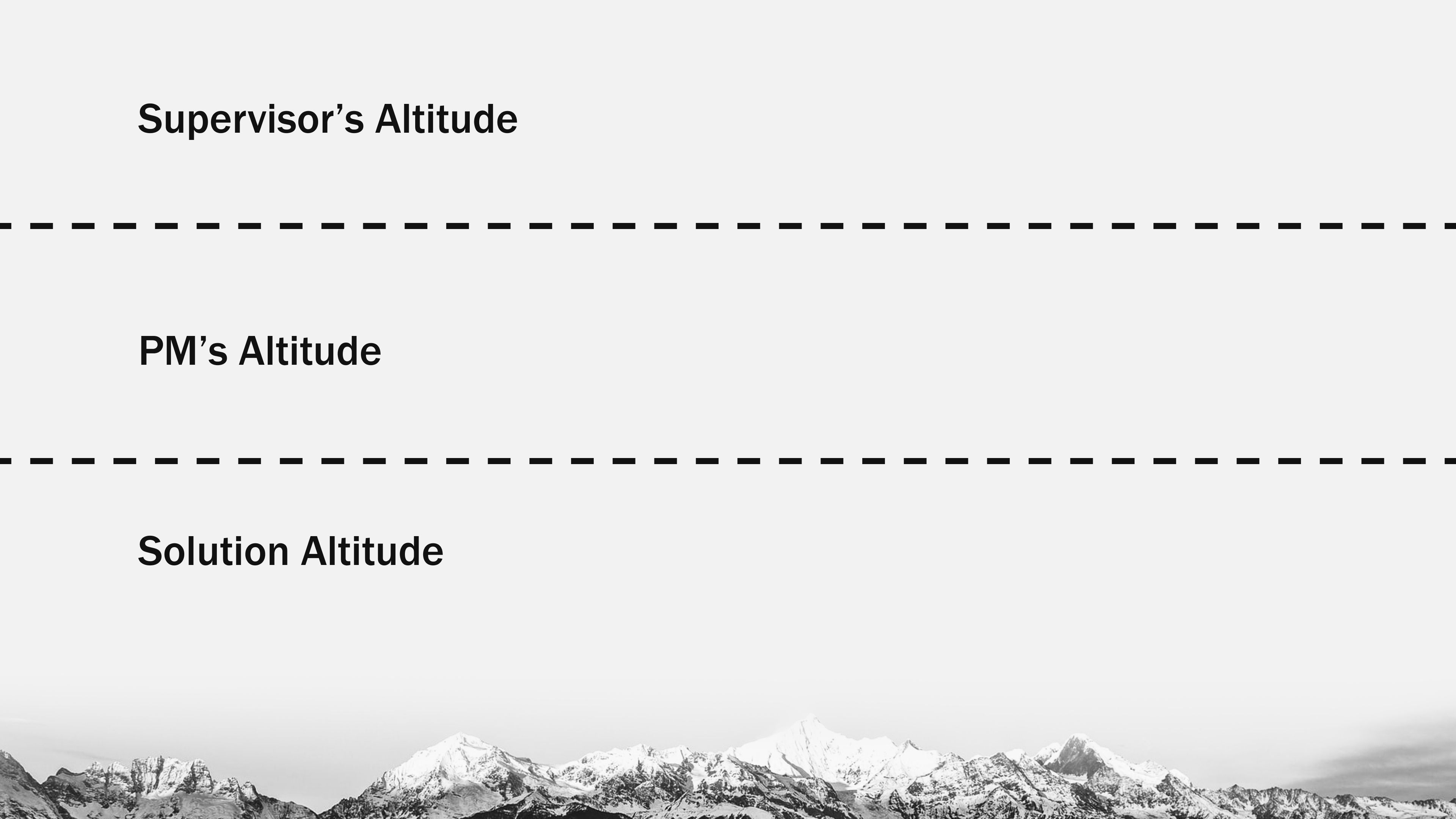 Improve OKRs with altitude maps