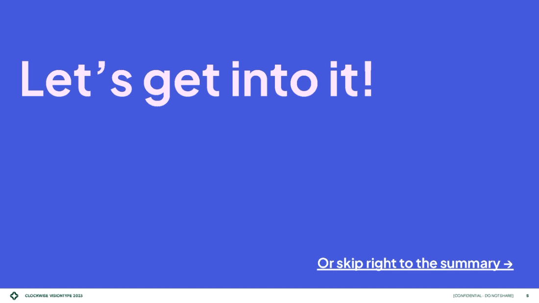 Visiontype at Clockwise