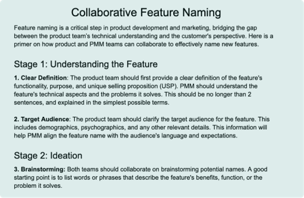 Feature gap analysis at B2B SaaS company