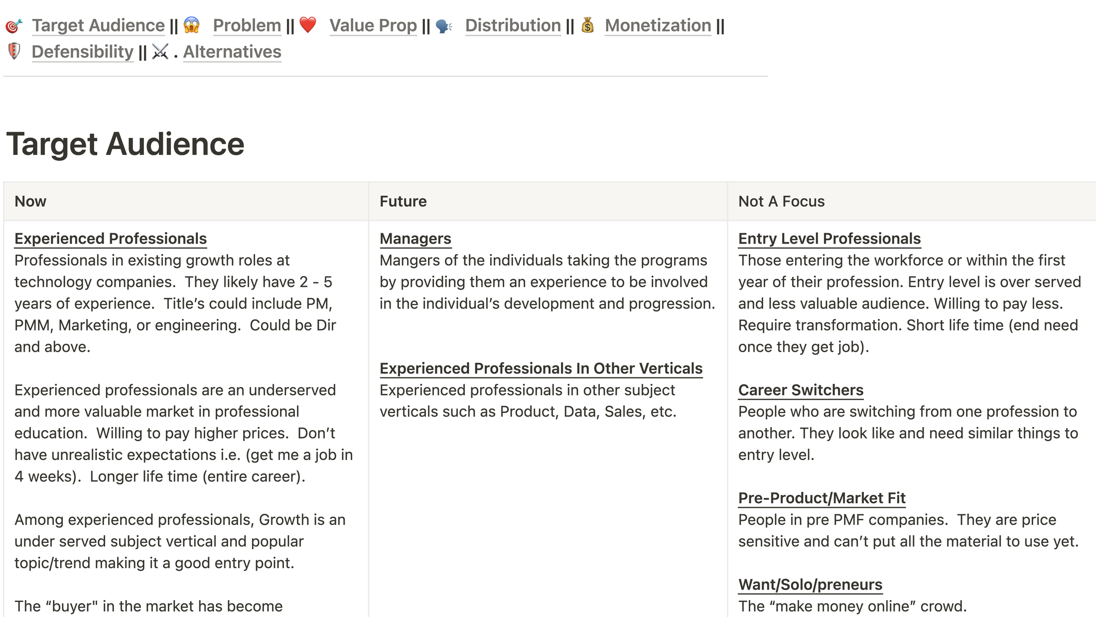 Product Brief Templates and Examples - Reforge