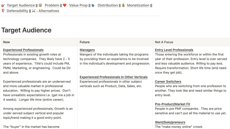 Product Brief Templates and Examples - Reforge