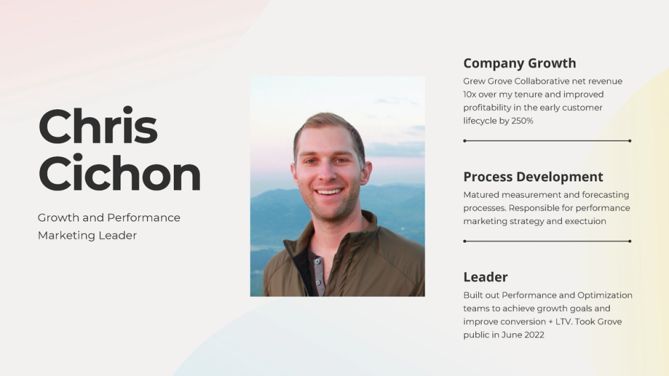 Performance Marketing Lead Interview Presentation at Canva