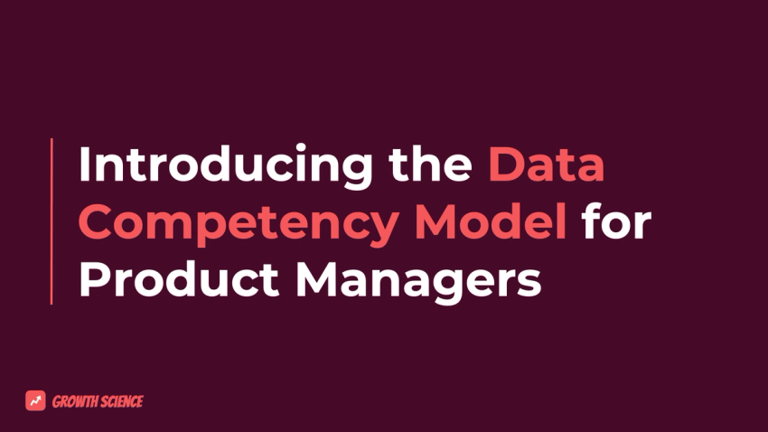 Data competency model for PMs at Dashlane