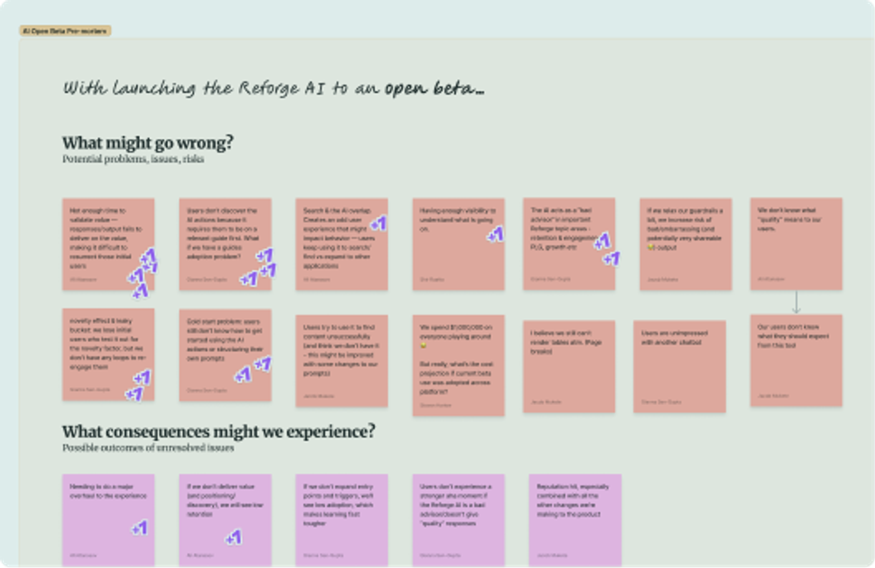 AI product beta launch plan at Reforge