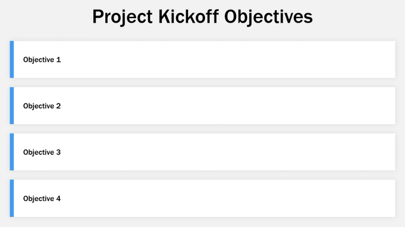 Project kickoff meeting template from Reforge