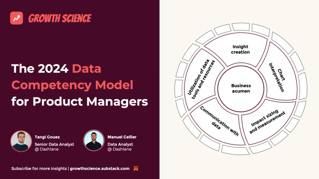 Data competency model for PMs at Dashlane
