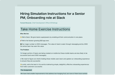 Hiring Guide Templates and Examples - Reforge
