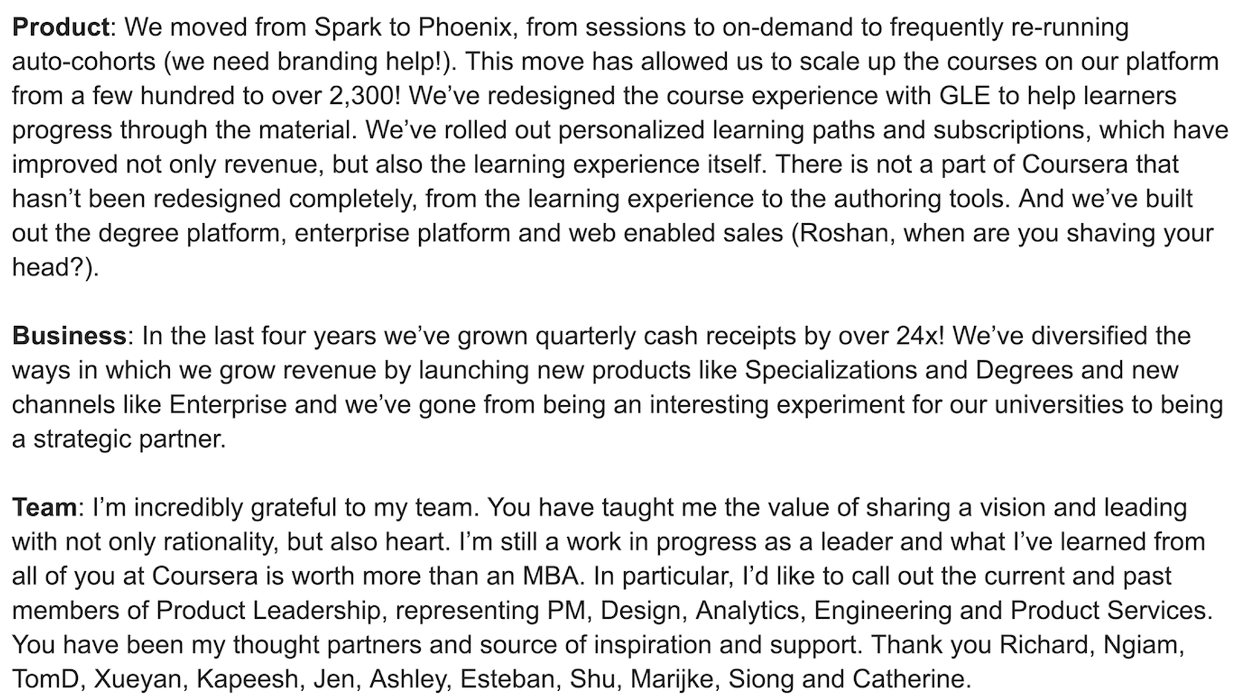 Company Update Templates and Examples - Reforge