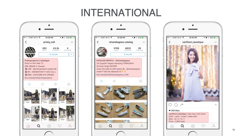 Pitch Deck for Instagram Shopping