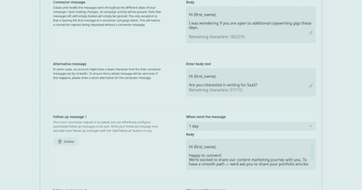 Case study template and deliverable at Expandi