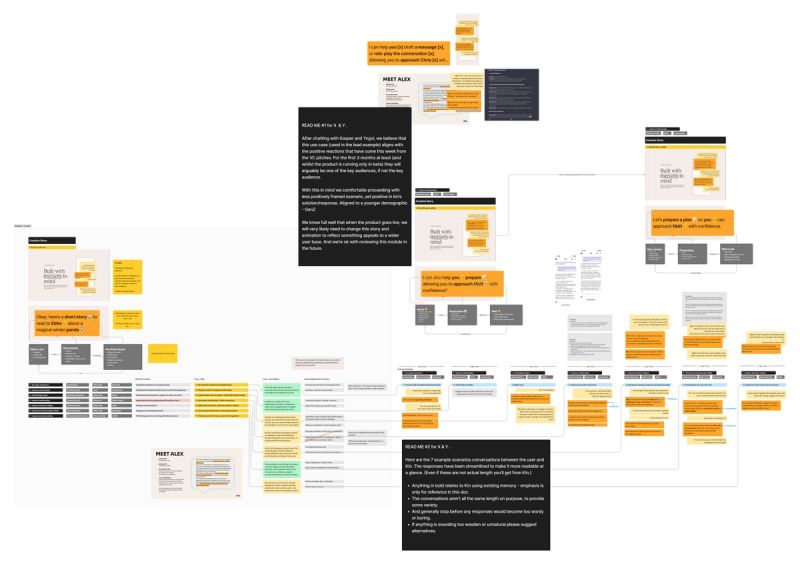 Website use-case example at Kin