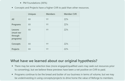 Growth Experiment Learning Database at Reforge