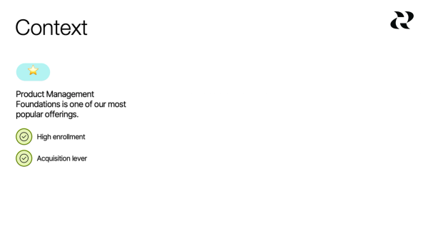 Product Management Course Update and Learnings at Reforge