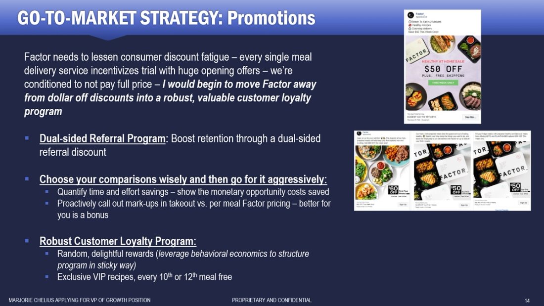 Customer acquisition strategy presentation at B2C app