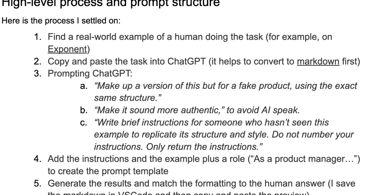 Prompts for common product management strategy interview exercises