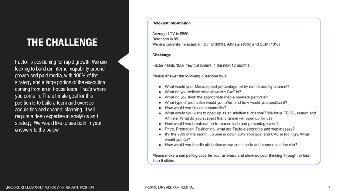Customer acquisition strategy presentation at B2C app