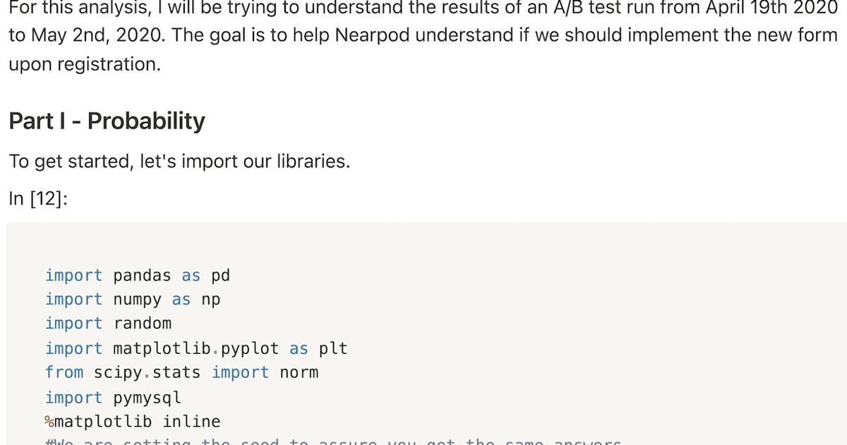 Activation A/B Test at Nearpod
