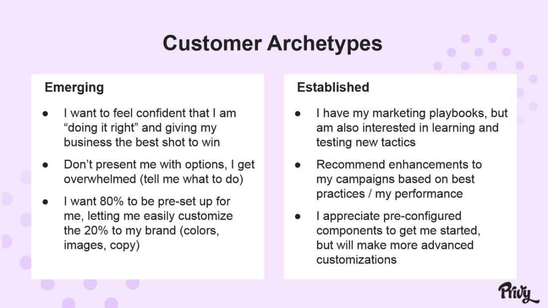 Product vision at Privy