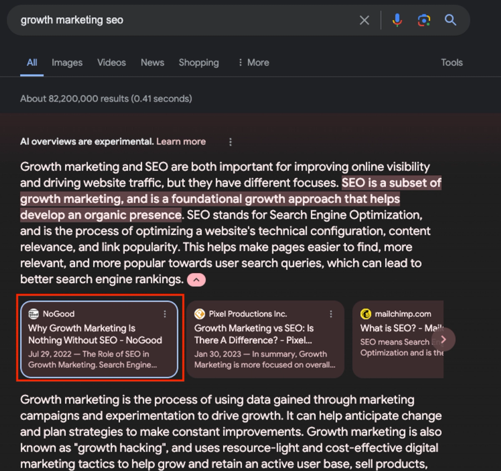 Prepare & optimize your content for Google SGE and AI overviews