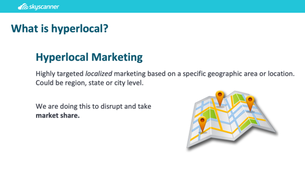 Hyper-local marketing strategy at Skyscanner