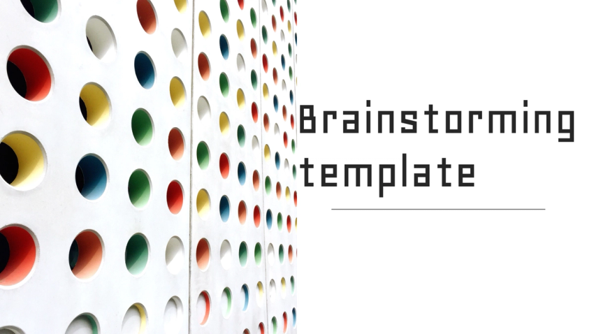 Brainstorming framework by Sirisha Dinavahi
