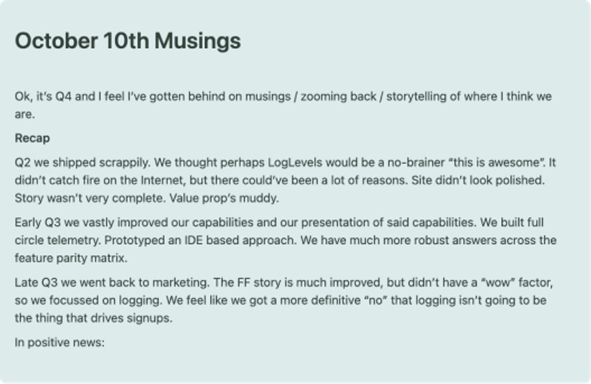 Retrospective Templates and Examples - Reforge
