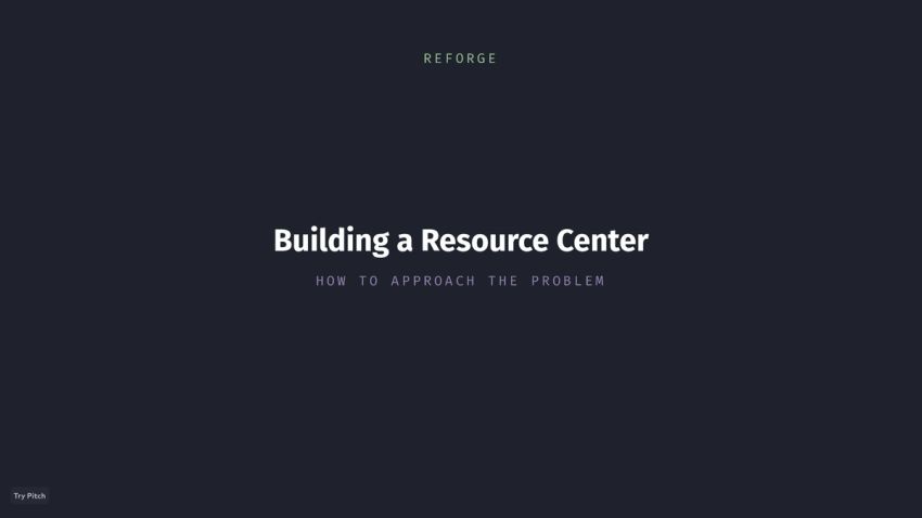 Content Optimization Lead Interview Assignment at Reforge