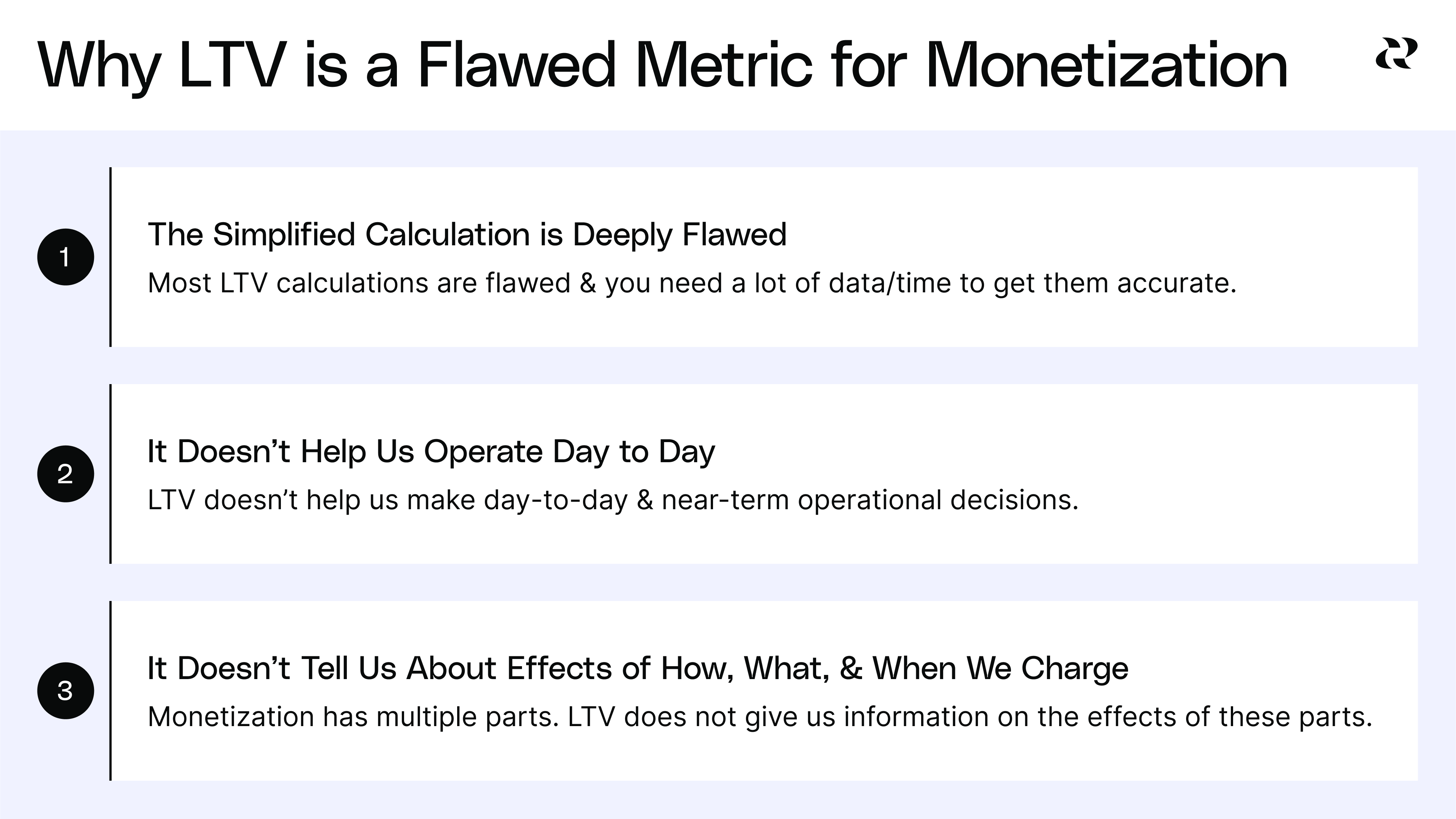 Analyze monetization metrics