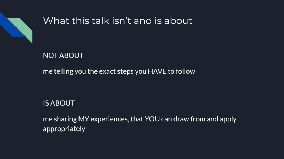 Structured framework for transitioning to a PM role
