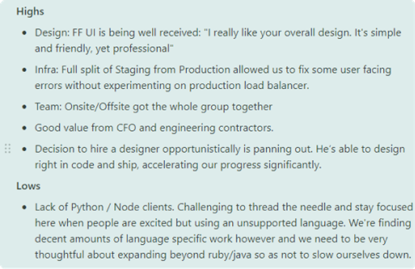Board Update Templates and Examples - Reforge