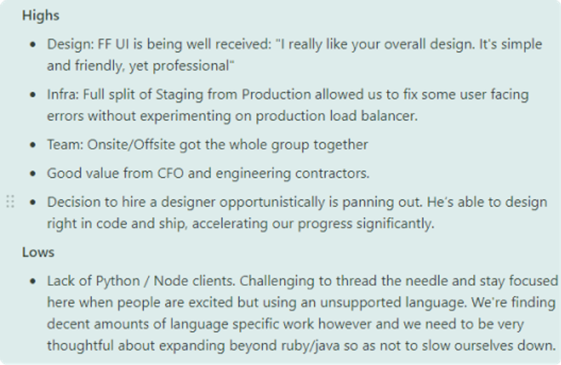 Board Update Templates and Examples - Reforge