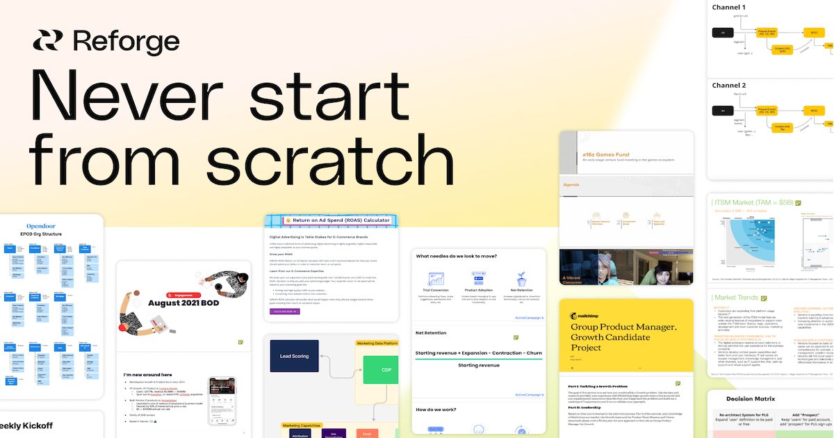 Explore Artifacts on Reforge