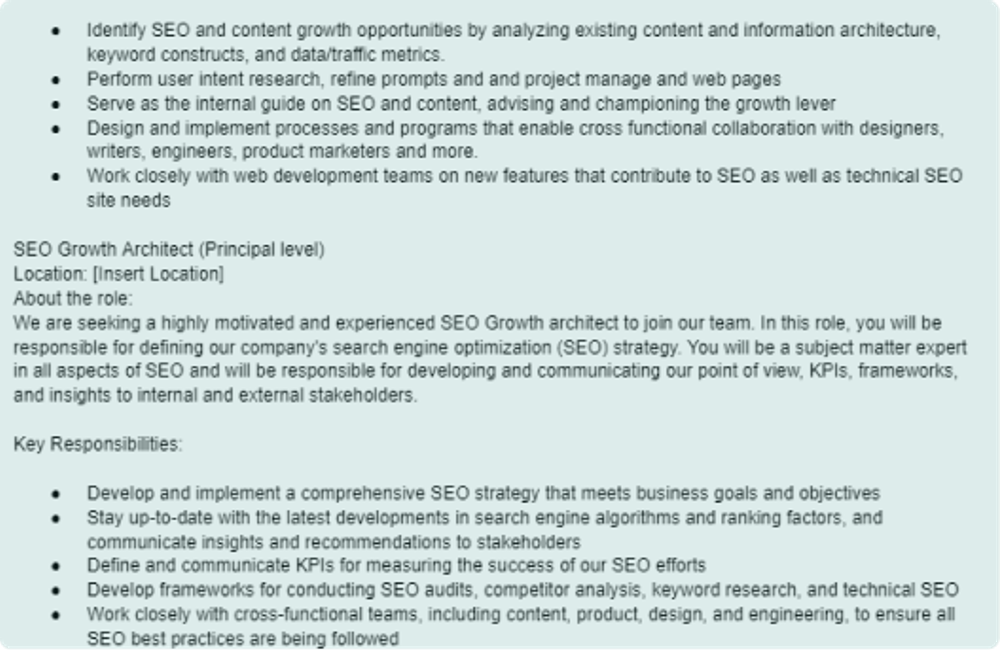 Technical SEO Checklist by Jess Joyce