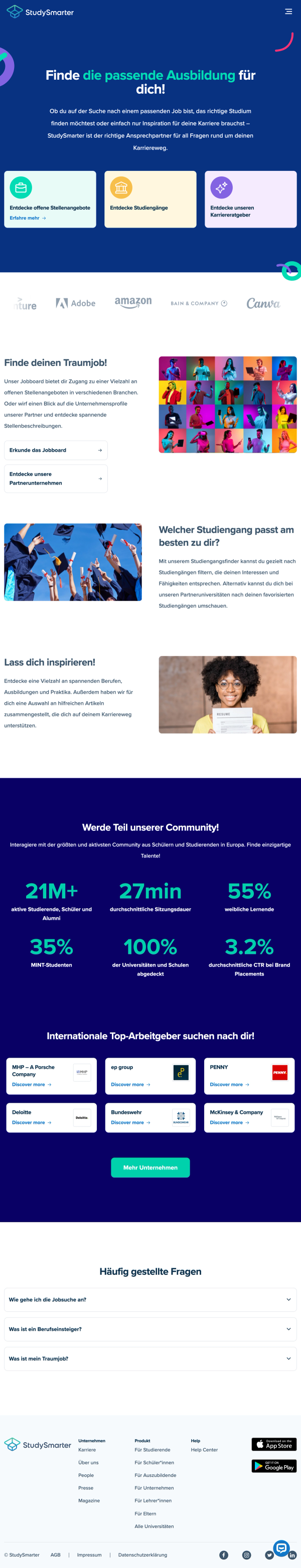 Job board 0 to 1 at StudySmarter