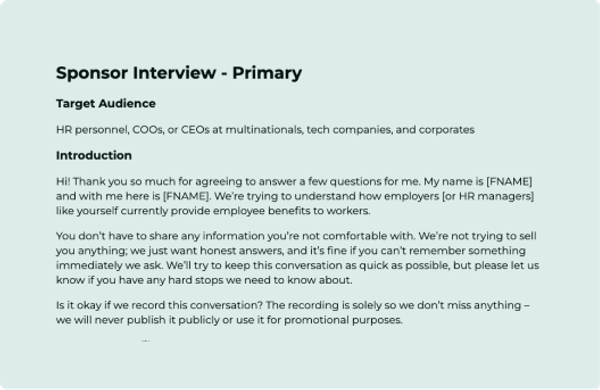 Persona Templates and Examples - Reforge