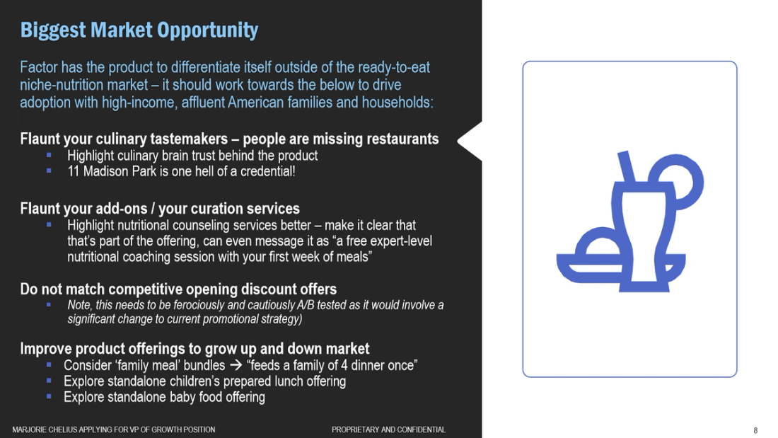 Customer acquisition strategy presentation at B2C app