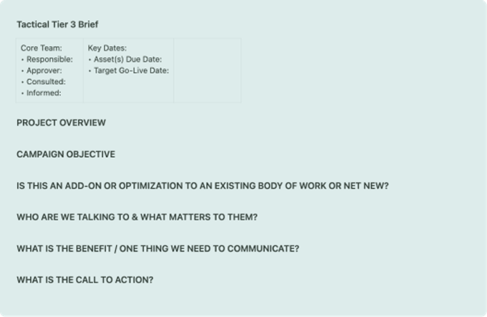 Creative Brief for HubSpot Operations Hub