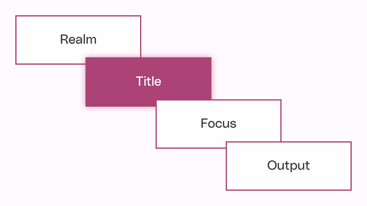 Implement a re-org