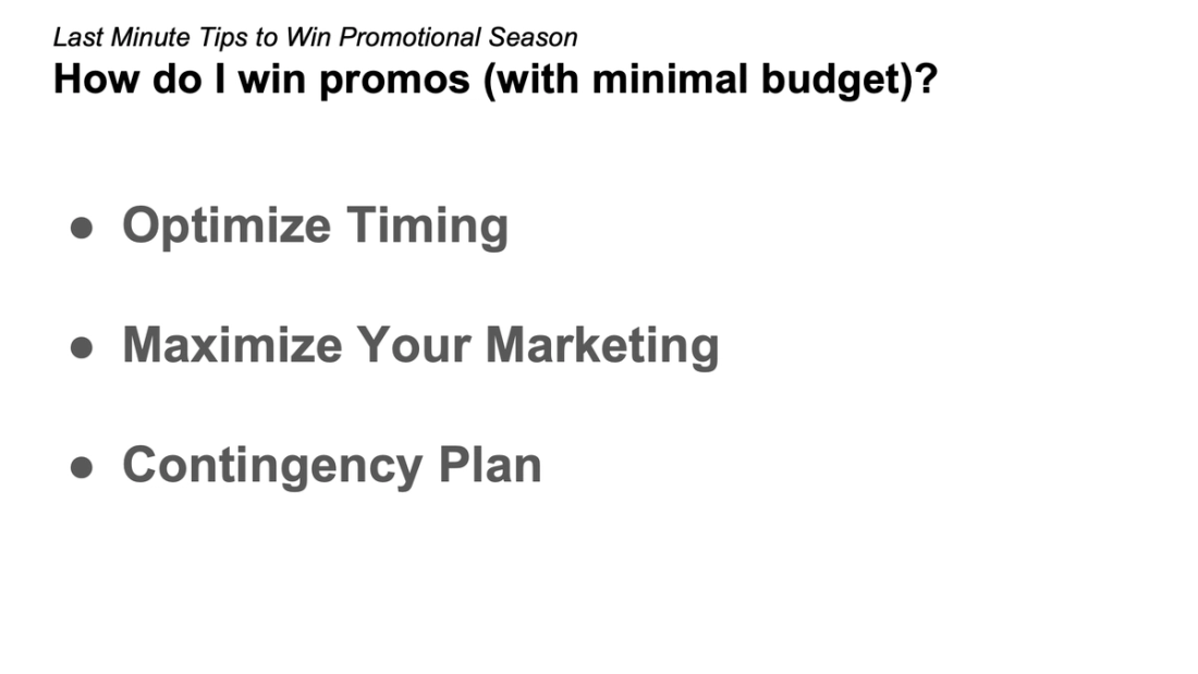Ecommerce promotion best practices