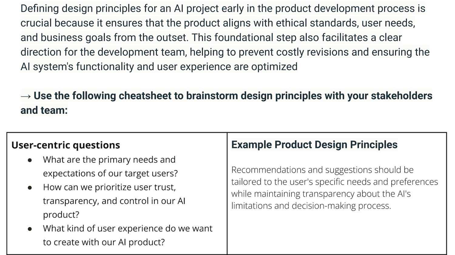 Foundations of human-centered AI design