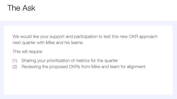 OKR story structure at PandaDoc