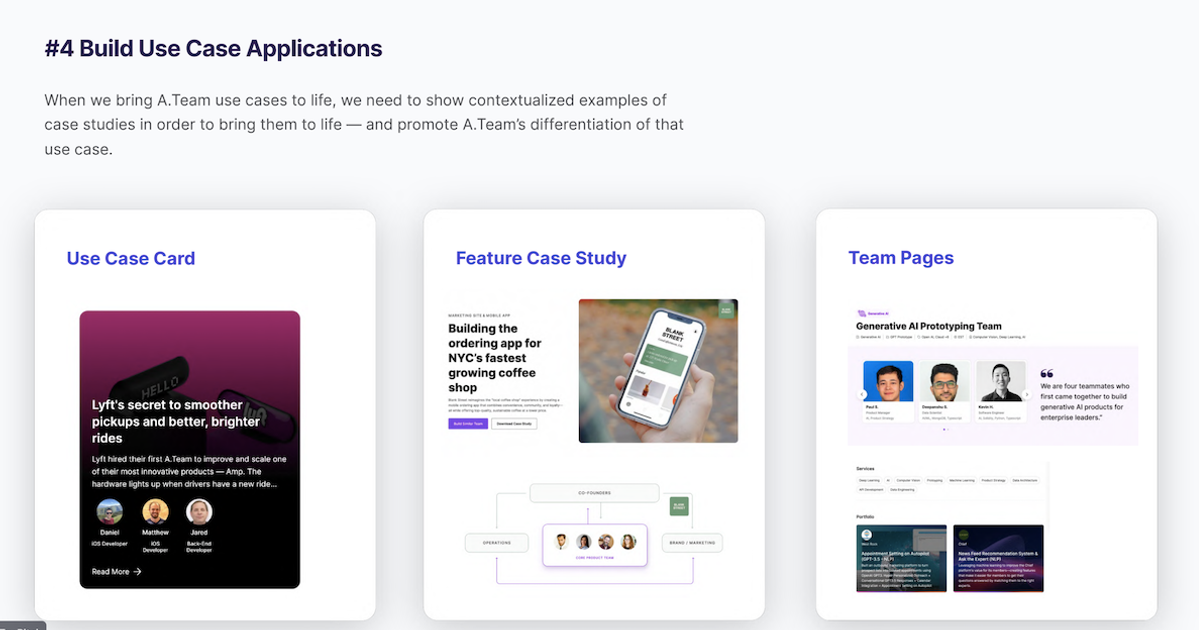 Building a Use Case Taxonomy at A.Team