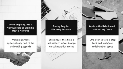 Manage the EM-PM working arrangement