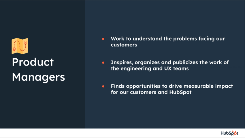 Product Org Structure Presentation at HubSpot