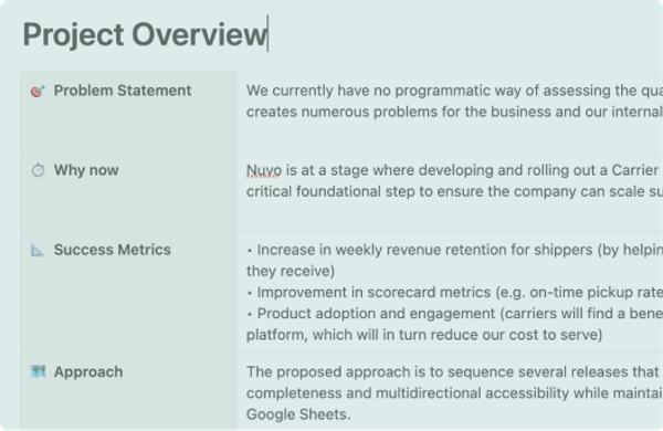 Project Results Templates and Examples - Reforge