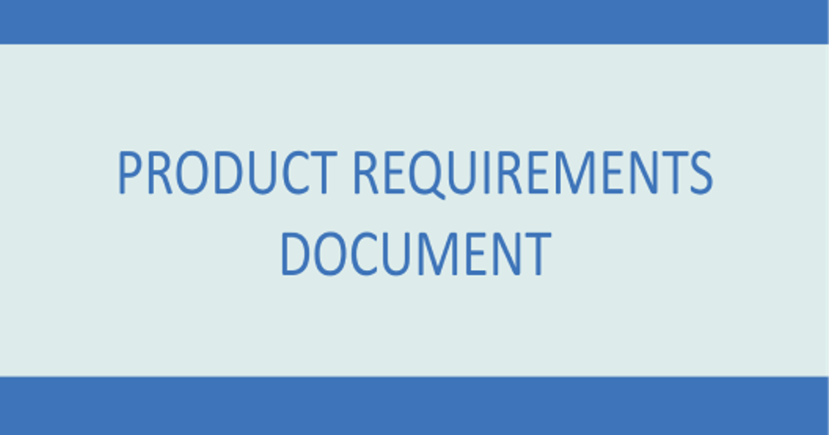 Pragmatic PRD example at Mozn