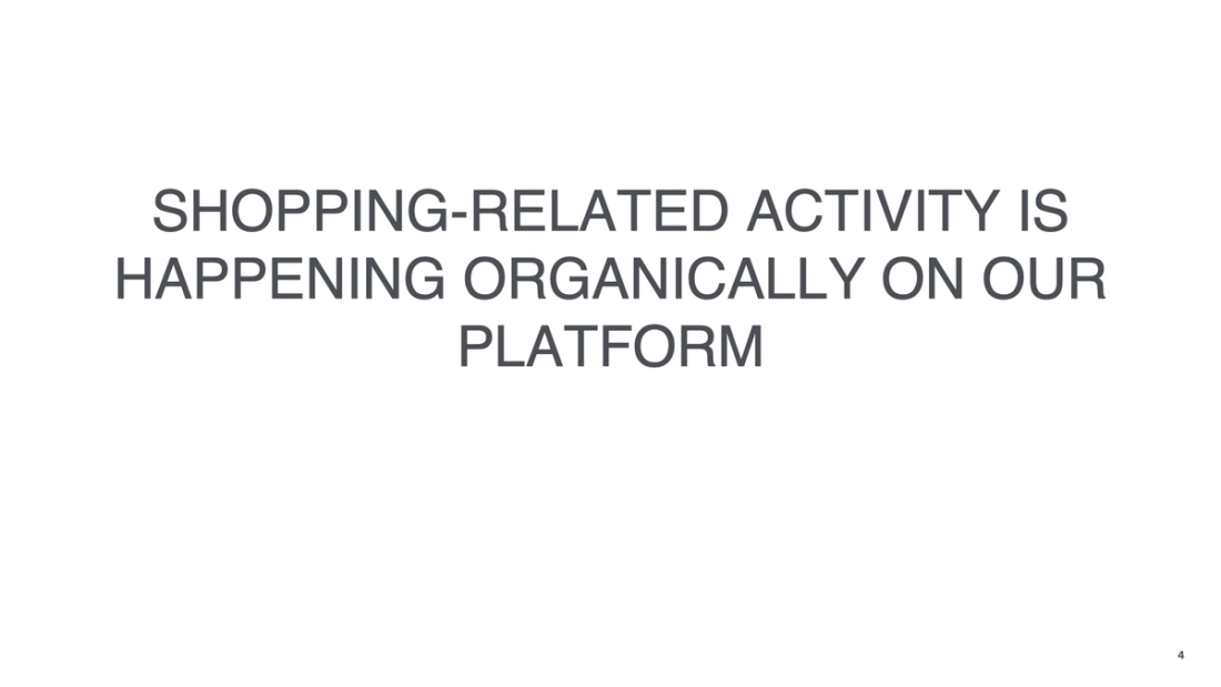 Pitch Deck for Instagram Shopping