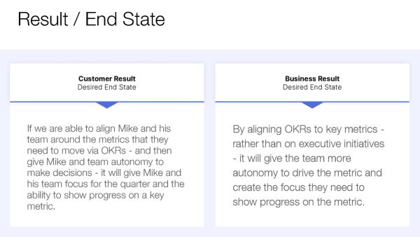 OKR story structure at PandaDoc