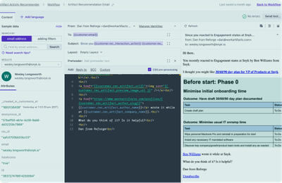 Data infrastructure diagram for Reforge